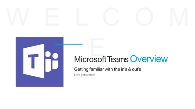 Microsoft Teams Overview.pptx | Social Networking | Internet