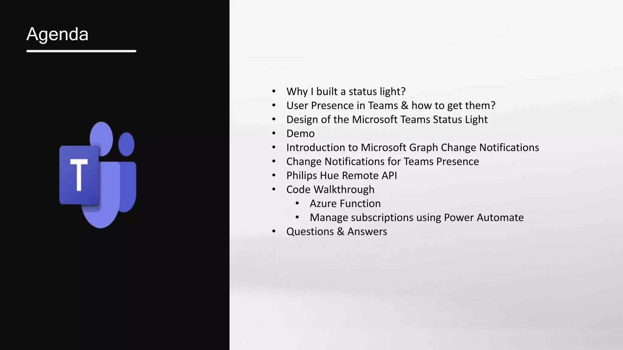 Display Microsoft Teams status on your smart light | PPT