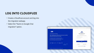Microsoft Teams to Google Chat Migration Guide for Businesses | PPTX