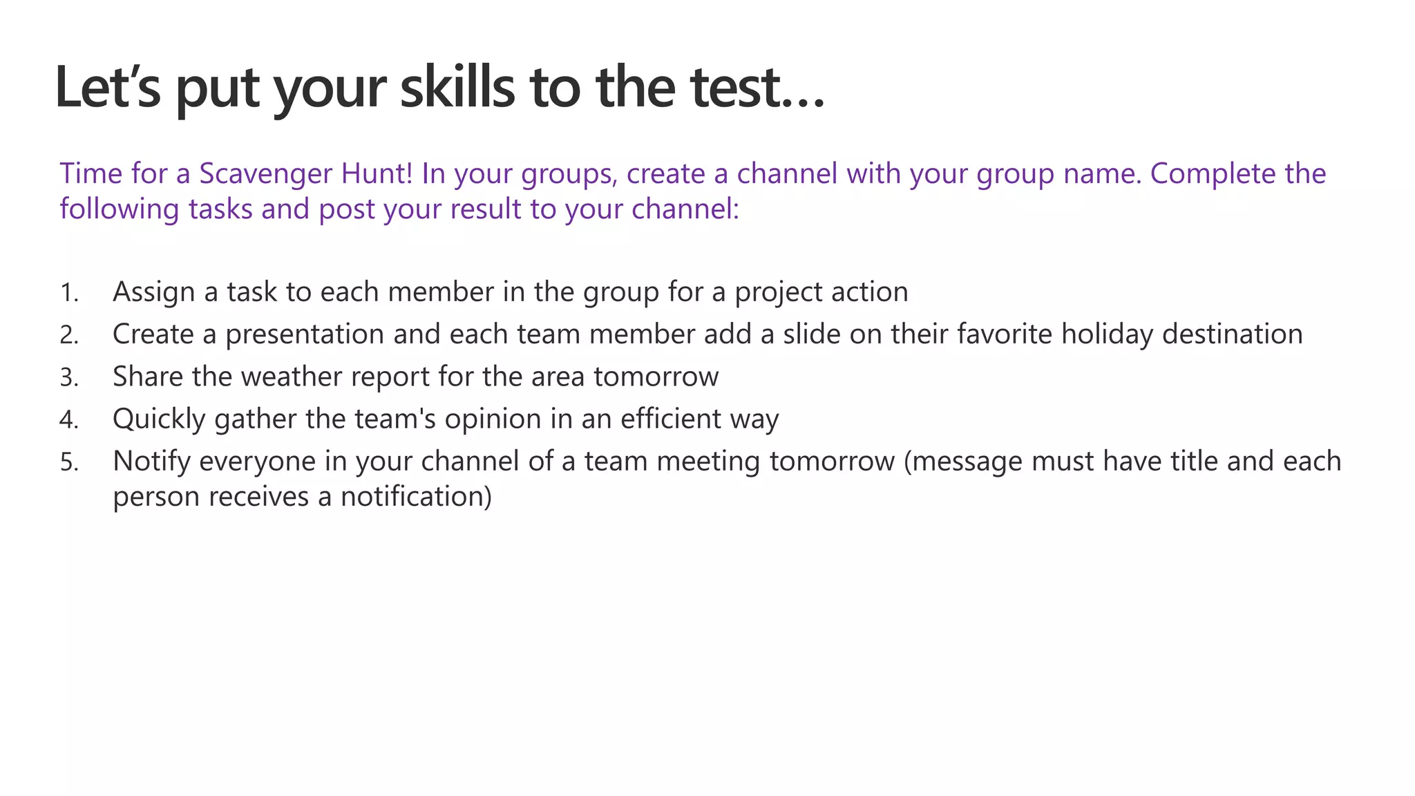 Microsoft Teams University Introduction - Presenter Led | PPT