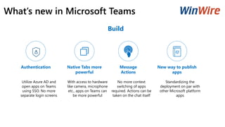 Build a Modern Workplace using Microsoft Teams | PPTX
