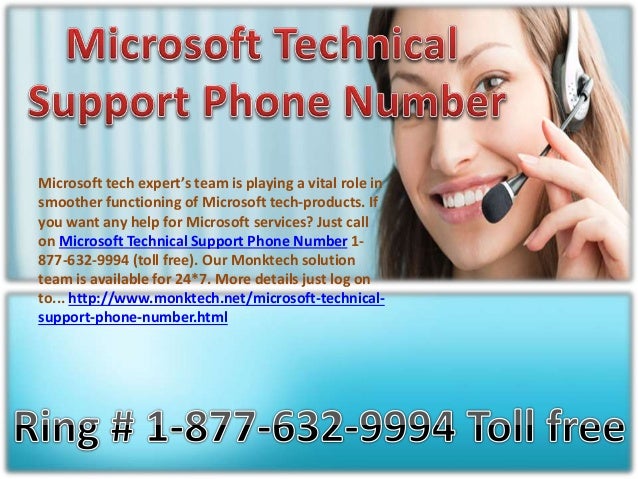 Microsoft technical support phone number #@# 1 877-632-9994 toll free