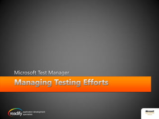 Microsoft Test Manager | PPT