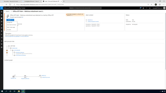 Microsoft Threat Protection Automated Incident Response | PPTX ...