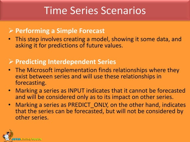 Ms Sql Server Microsoft Time Series Algorithm Ppt 