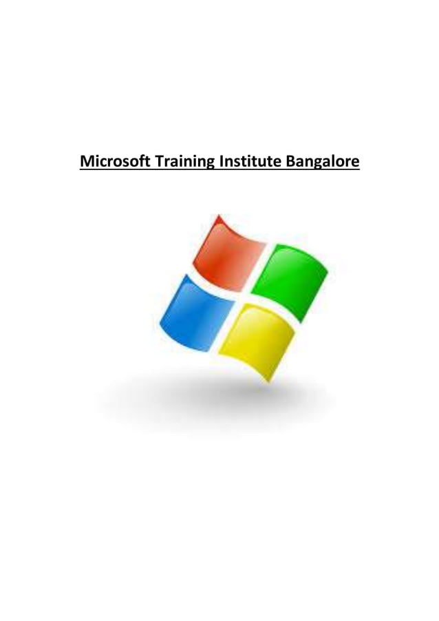 Microsoft traning | PDF