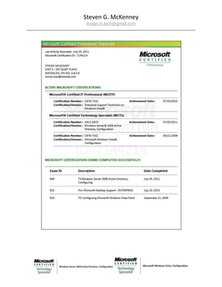 Microsoft Transcript | DOCX