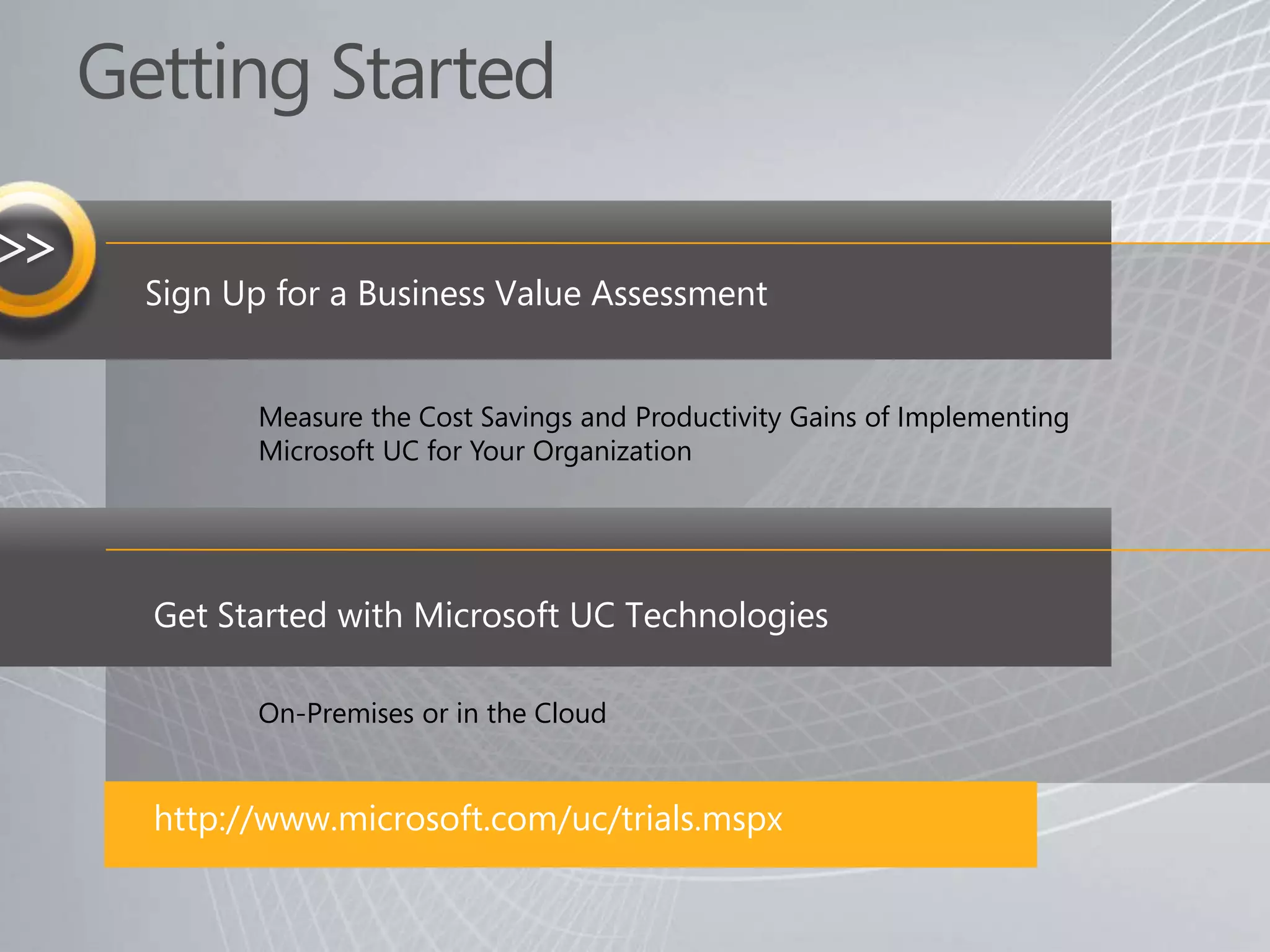 Microsoft Unified Communications - Overview Presentation | PPT