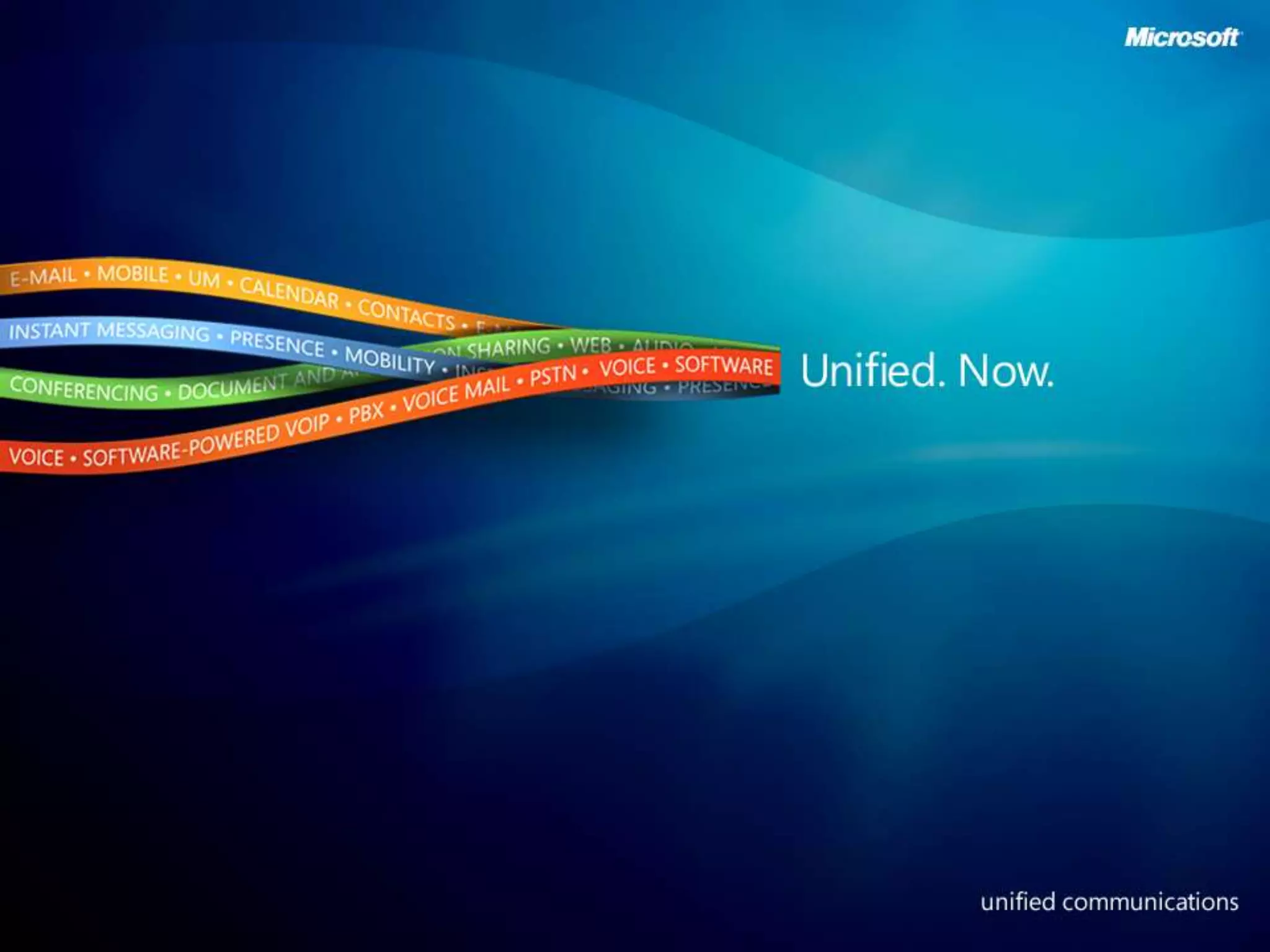 Microsoft Unified Communications - Transforming Communications ...