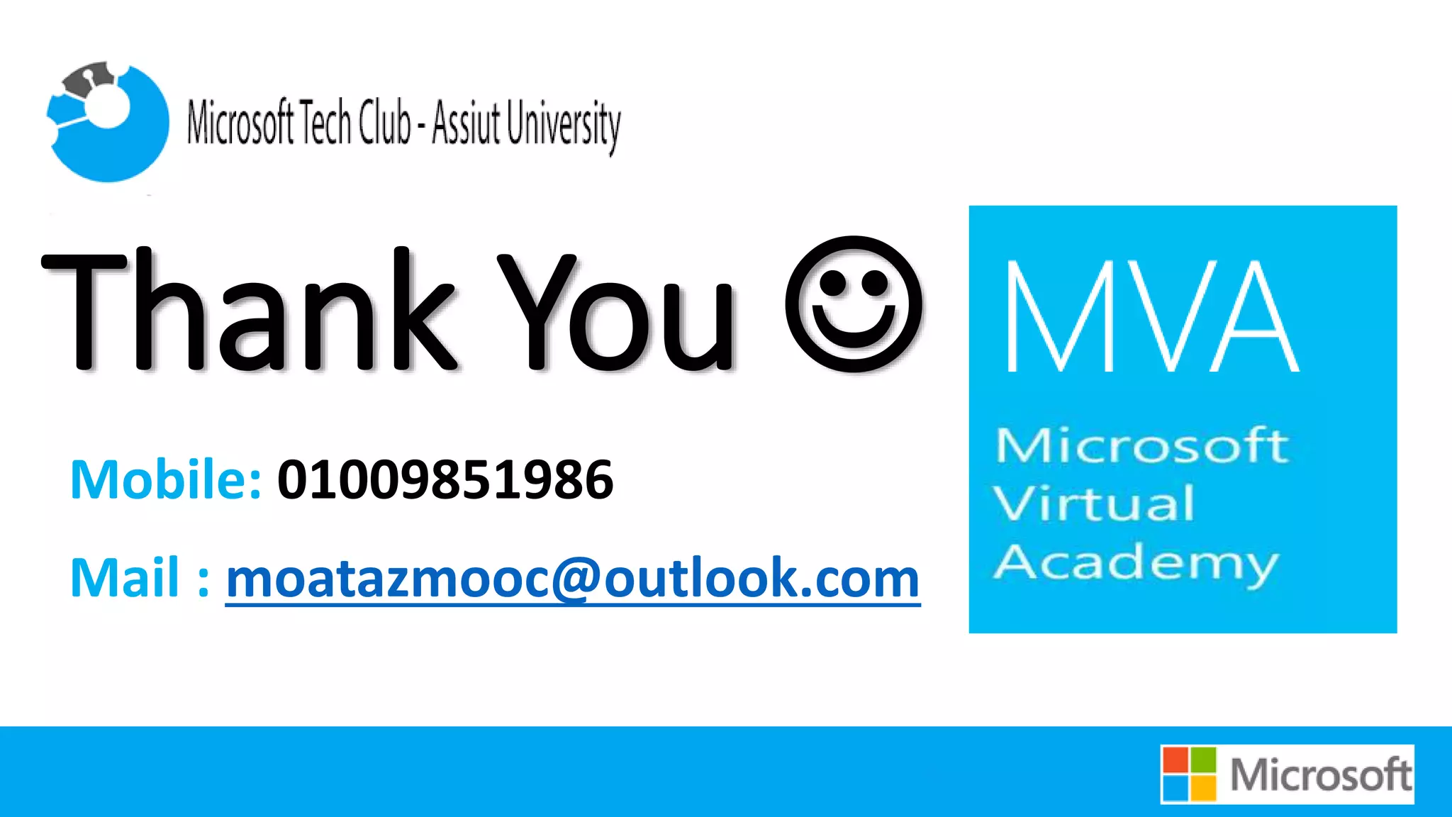 Microsoft virtual academy | PPT