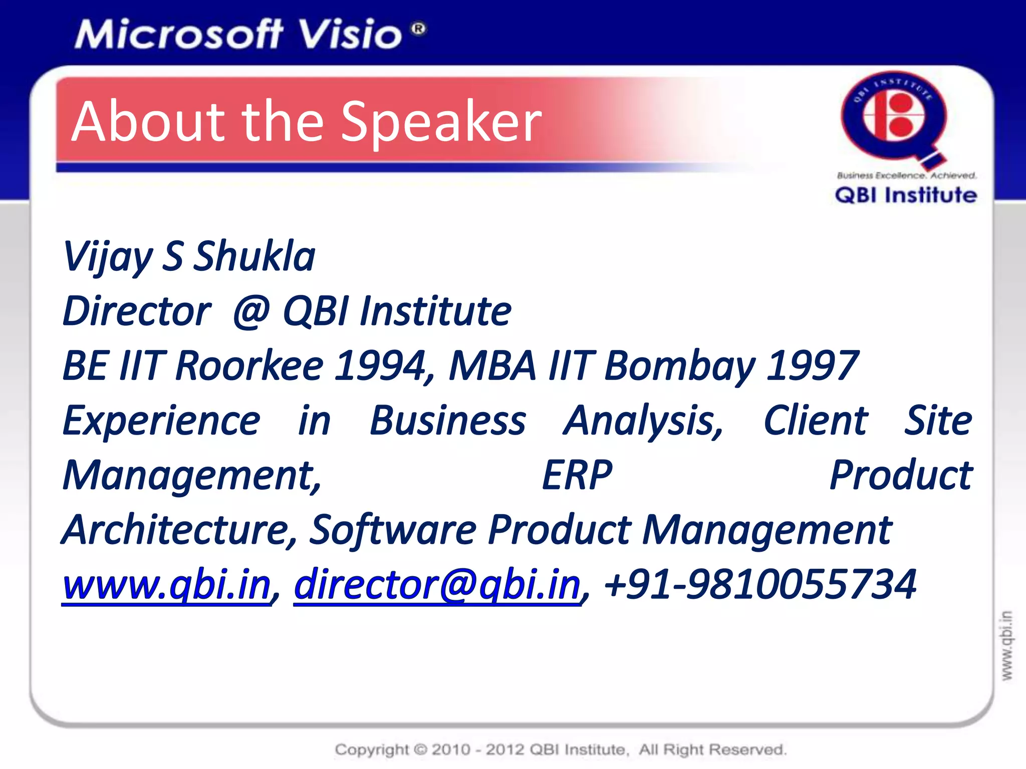 Microsoft Visio Detailed Presentation | PPTX