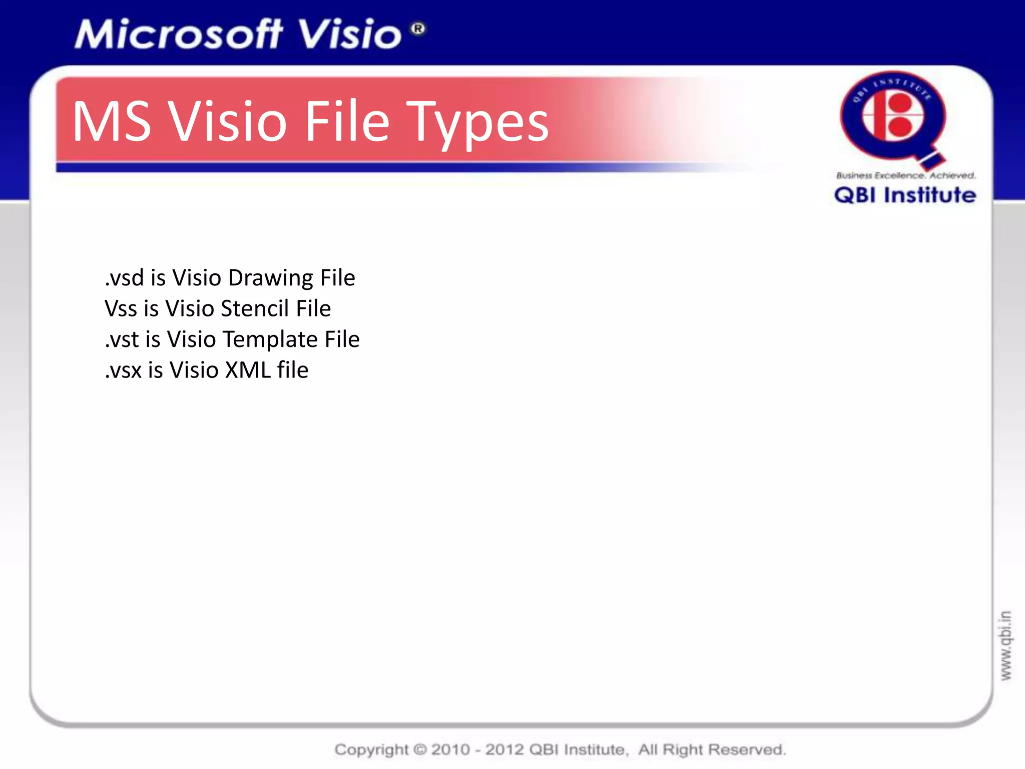 Microsoft Visio Detailed Presentation | PPTX