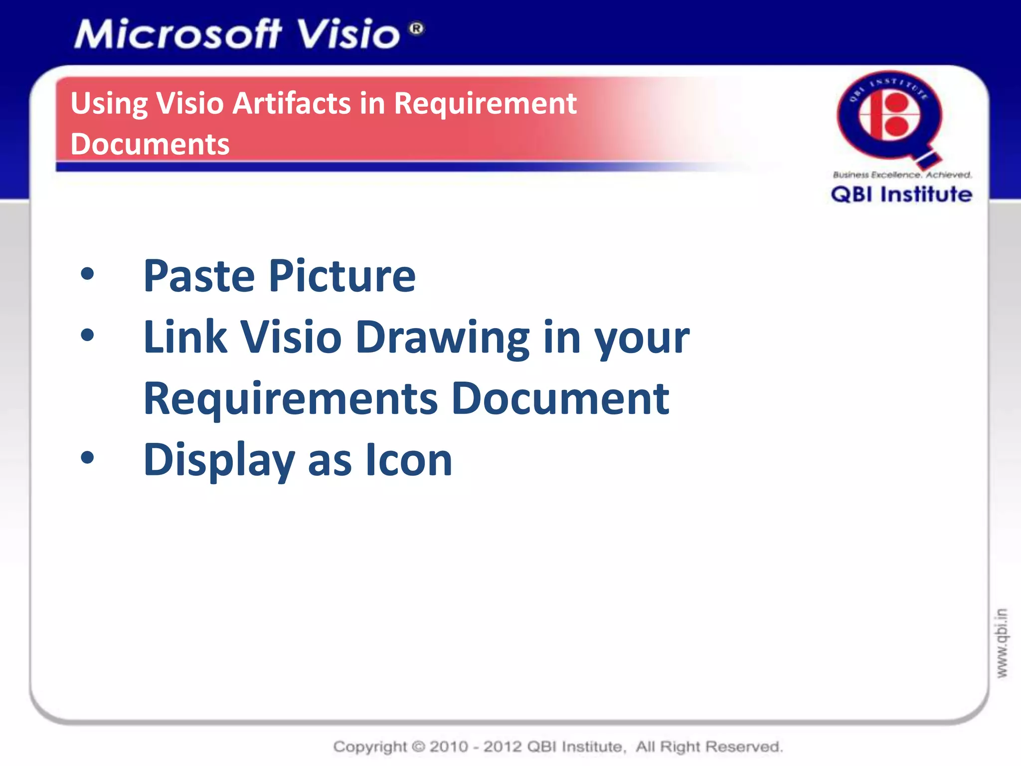 Microsoft Visio Detailed Presentation | PPTX