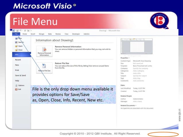 Microsoft Visio Detailed Presentation | PPTX | Desktop Publishing ...