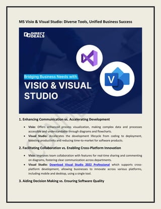 Microsoft Visual Studio vs Visio: 2023 Showdown | PDF