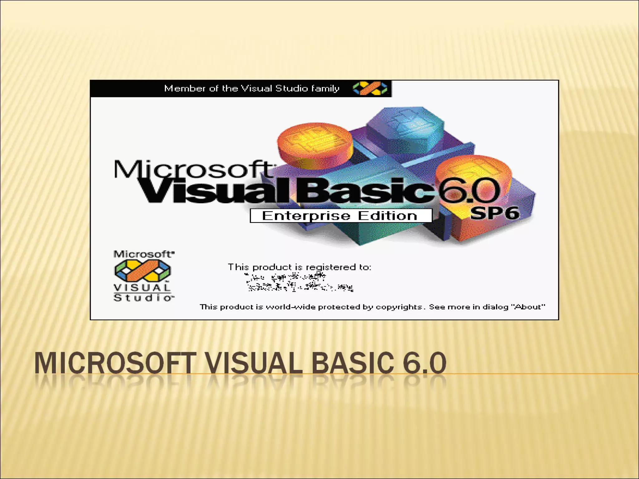 Microsoft visual basic 6 | PPT