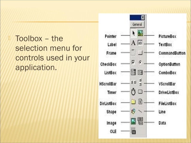 Microsoft visual basic 6 | PPT | Operating Systems | Computer Software and Applications