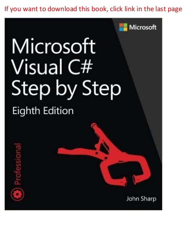 microsoft visual c# step by step 8th edition pdf
