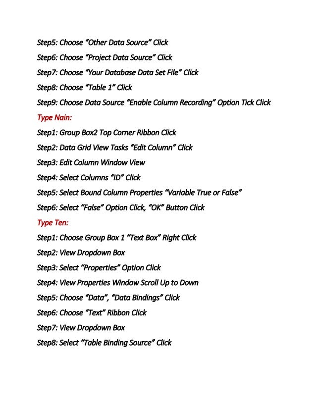 Microsoft visual studio and database access work guide | PDF