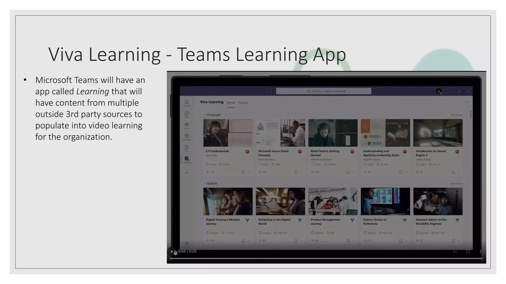 Microsoft Viva - understanding the four types of Viva | PPTX