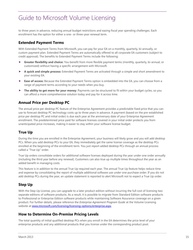 Microsoft volume licensing_reference_guide | PDF
