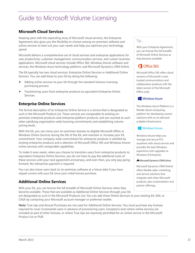 Microsoft volume licensing_reference_guide | PDF