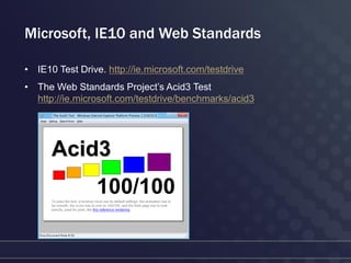 Microsoft, Web Standards and OSS | PPT