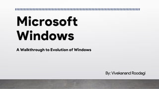 Microsoft windows | PPT