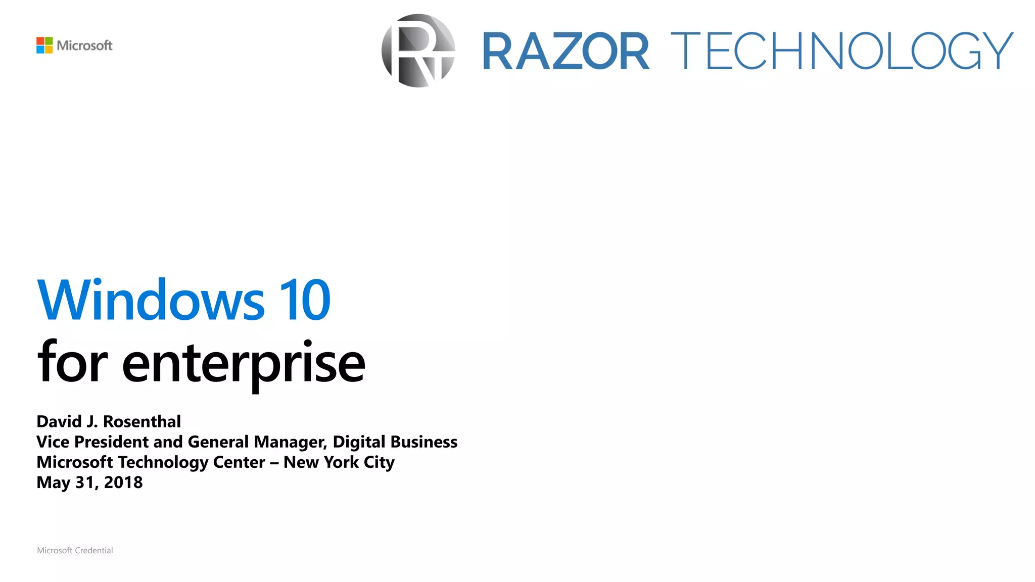 Microsoft Windows 10 for the Enterprise | PDF