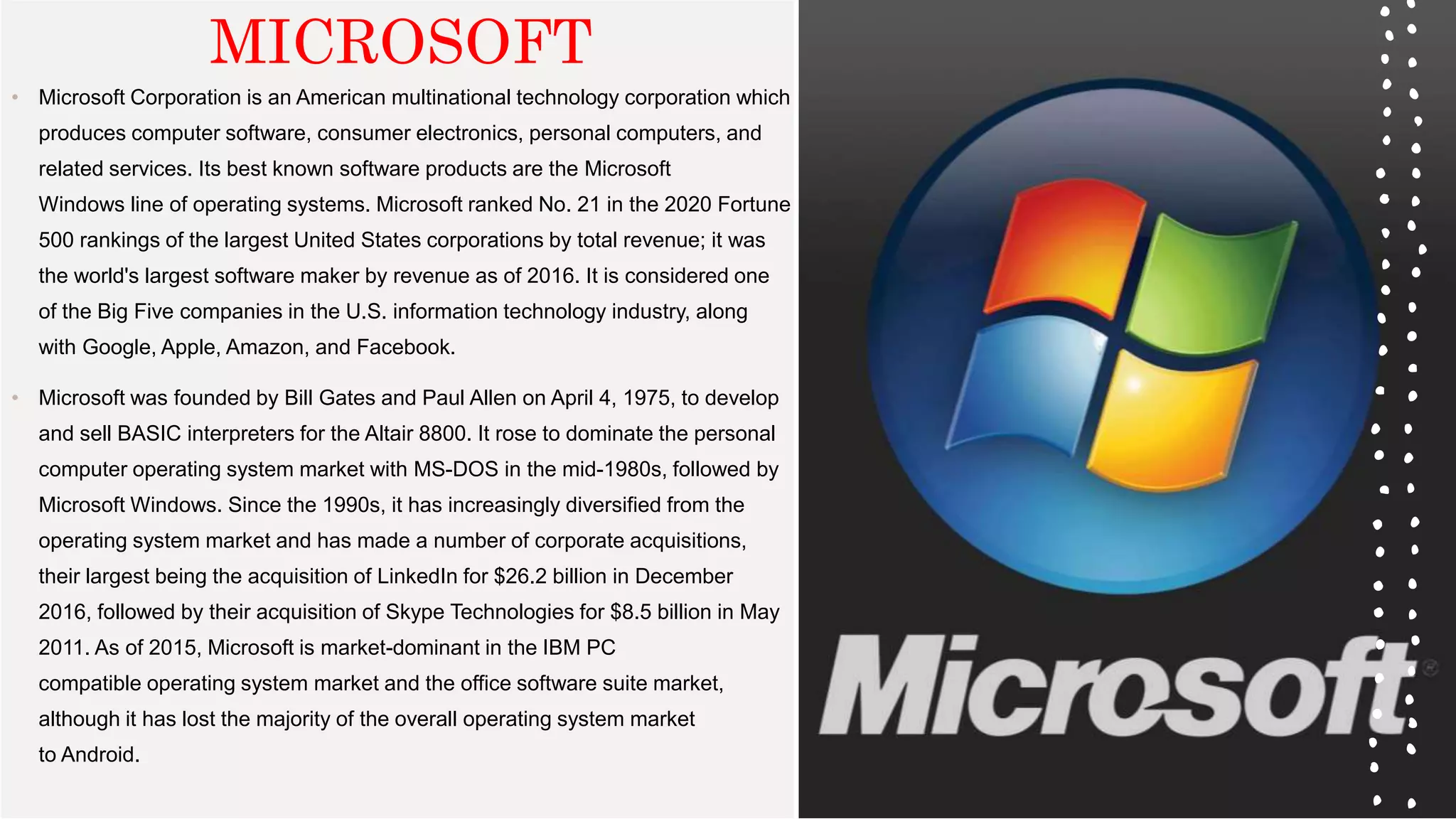 Operating System - Microsoft Windows 10 | PPTX