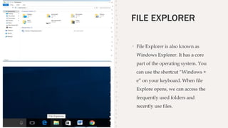 Operating System - Microsoft Windows 10 | PPTX