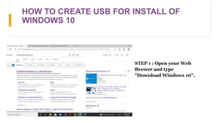 Operating System - Microsoft Windows 10 | PPTX