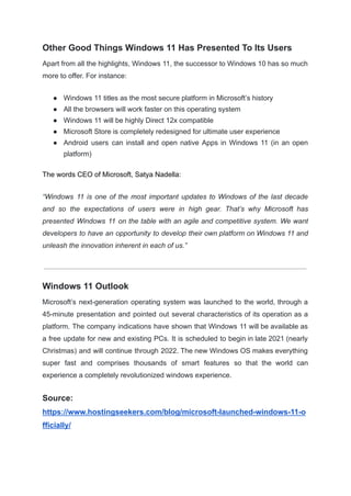 Microsoft Windows 11 Launched Officially _ This is You Must Know About ...
