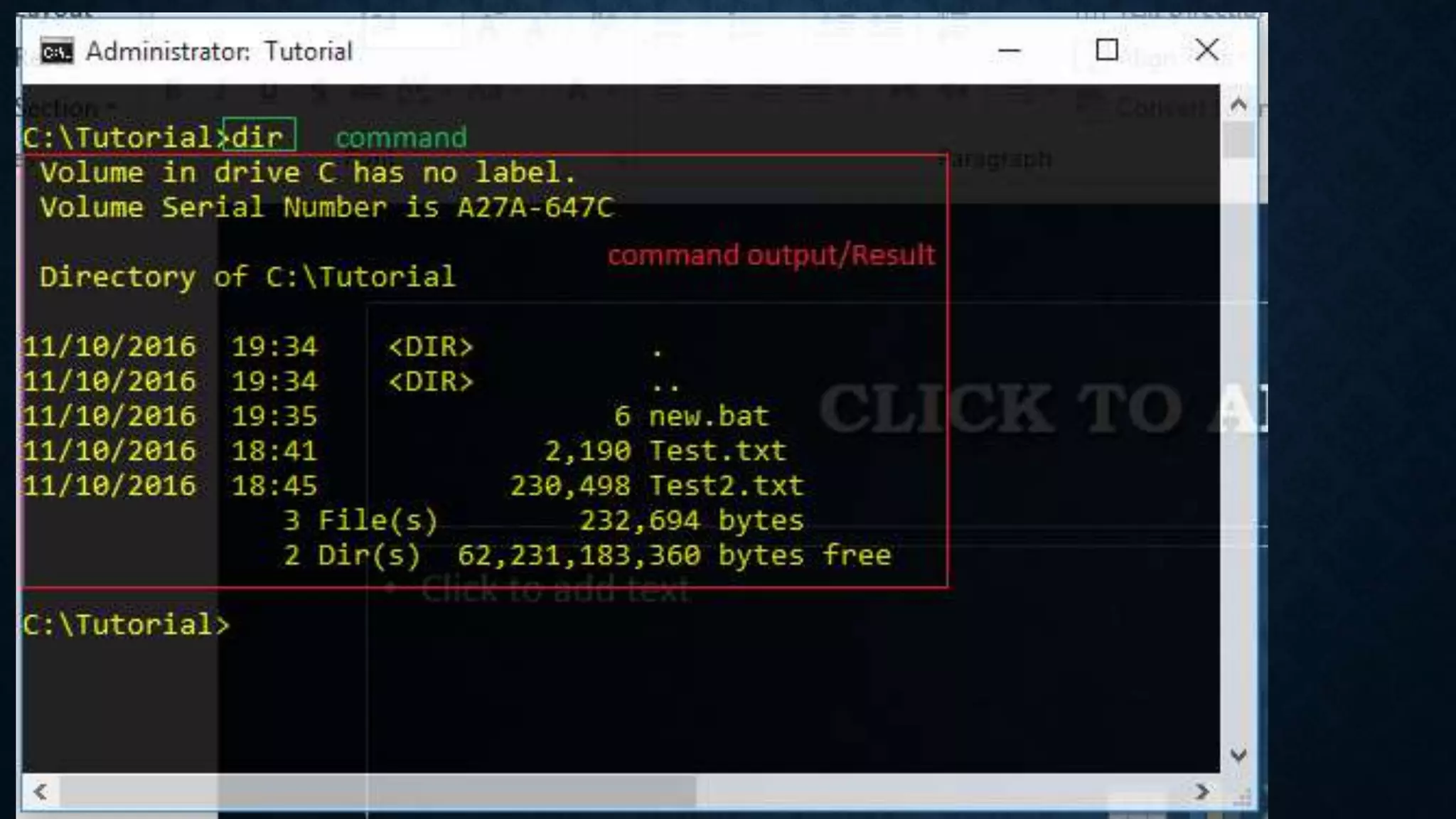 Microsoft windows command prompt | PPTX