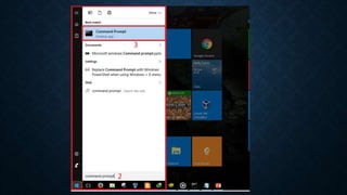 Microsoft windows command prompt | PPTX