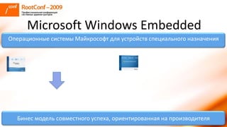 платформа Microsoft Windows Embedded | PPT