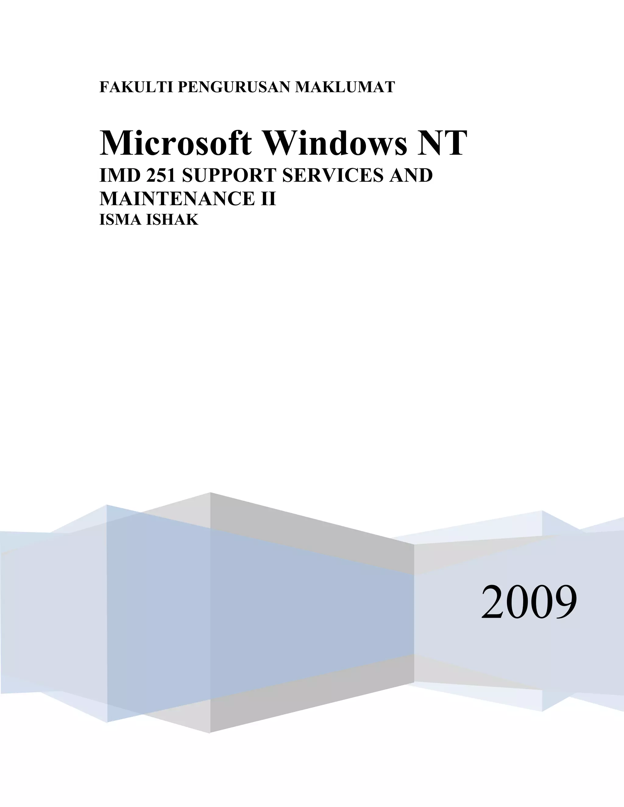 Microsoft Windows Nt | PDF
