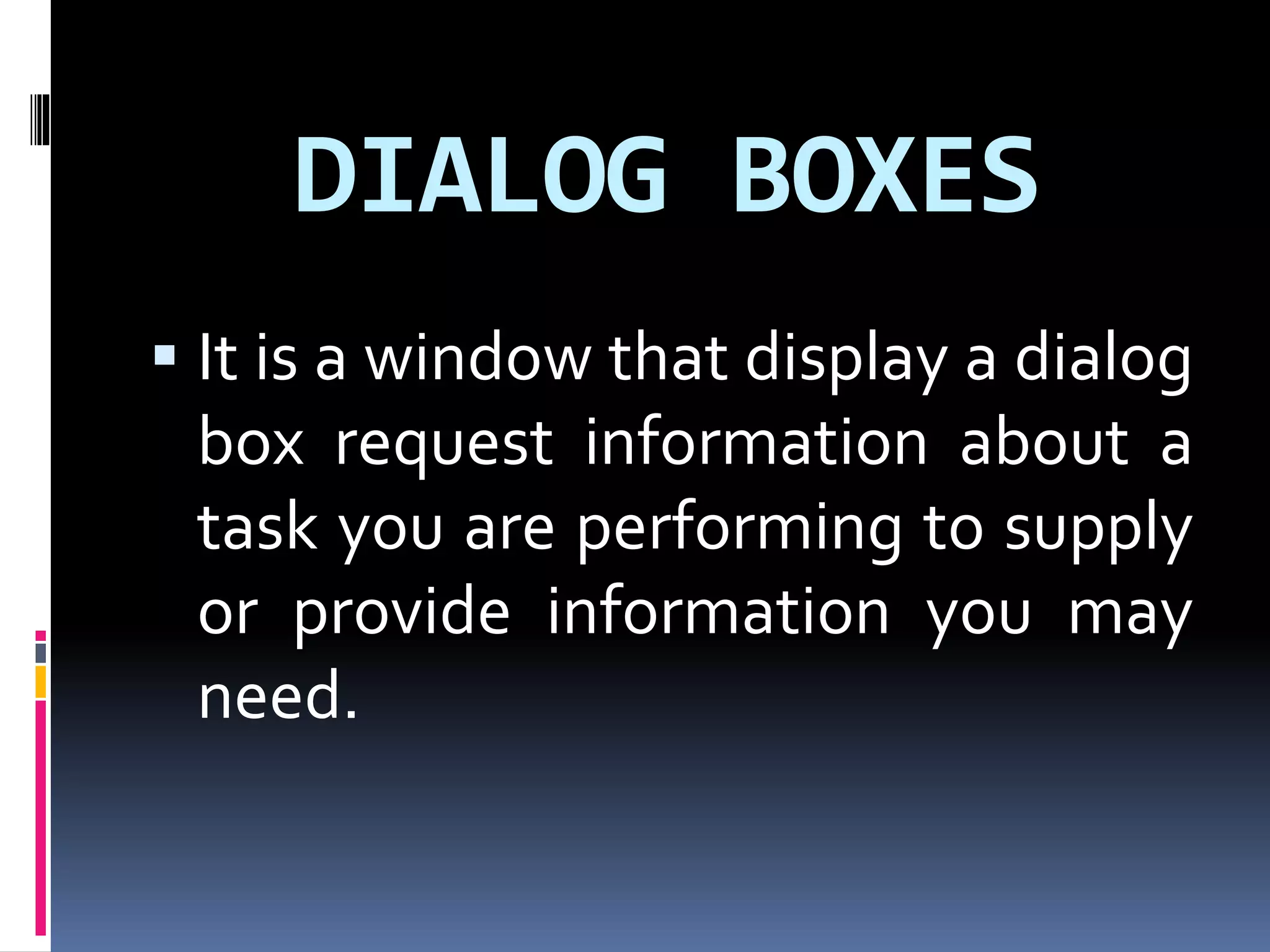 Microsoft windows operating concept | PPT