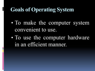 Microsoft windows operating concept | PPT
