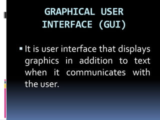 Microsoft windows operating concept | PPTX