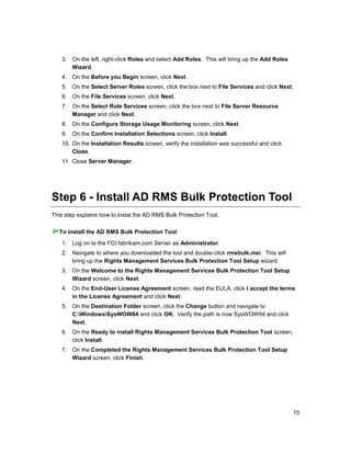 Microsoft Windows Server 2008 R2 - AD RMS Bulk Protection Tool and File ...