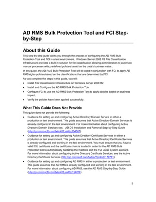Microsoft Windows Server 2008 R2 - AD RMS Bulk Protection Tool and File ...