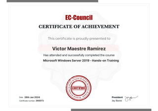 Microsoft Windows Server 2019 Hands On Training Pdf