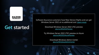 Microsoft Windows Server 2022 Overview | PDF