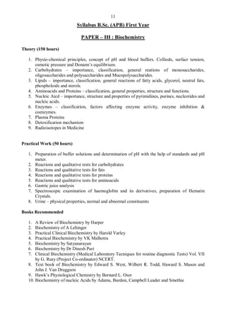 Microsoft word 1. final revised ord. & syllabus b sc -apb_ 2019 | PDF