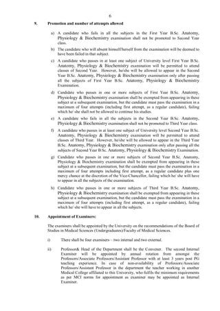 Microsoft word 1. final revised ord. & syllabus b sc -apb_ 2019 | PDF