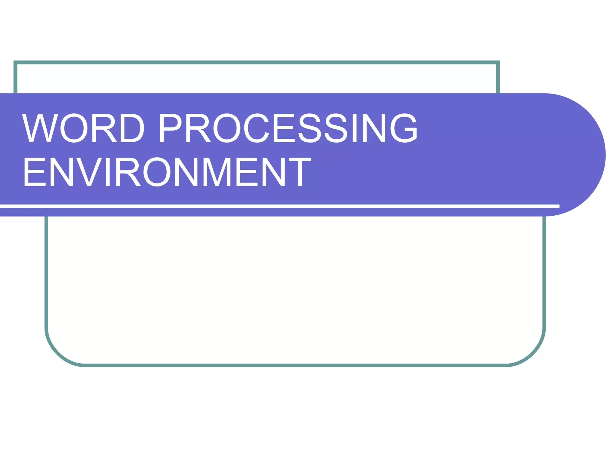 Microsoft word | PPT