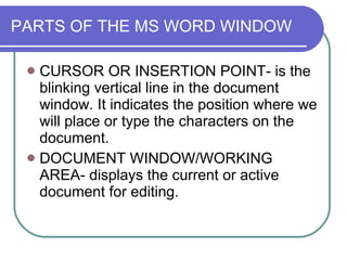 Microsoft word | PPT
