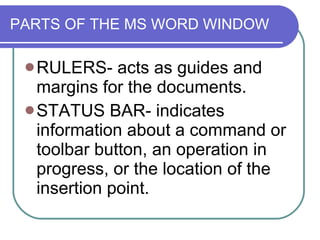 Microsoft word | PPT