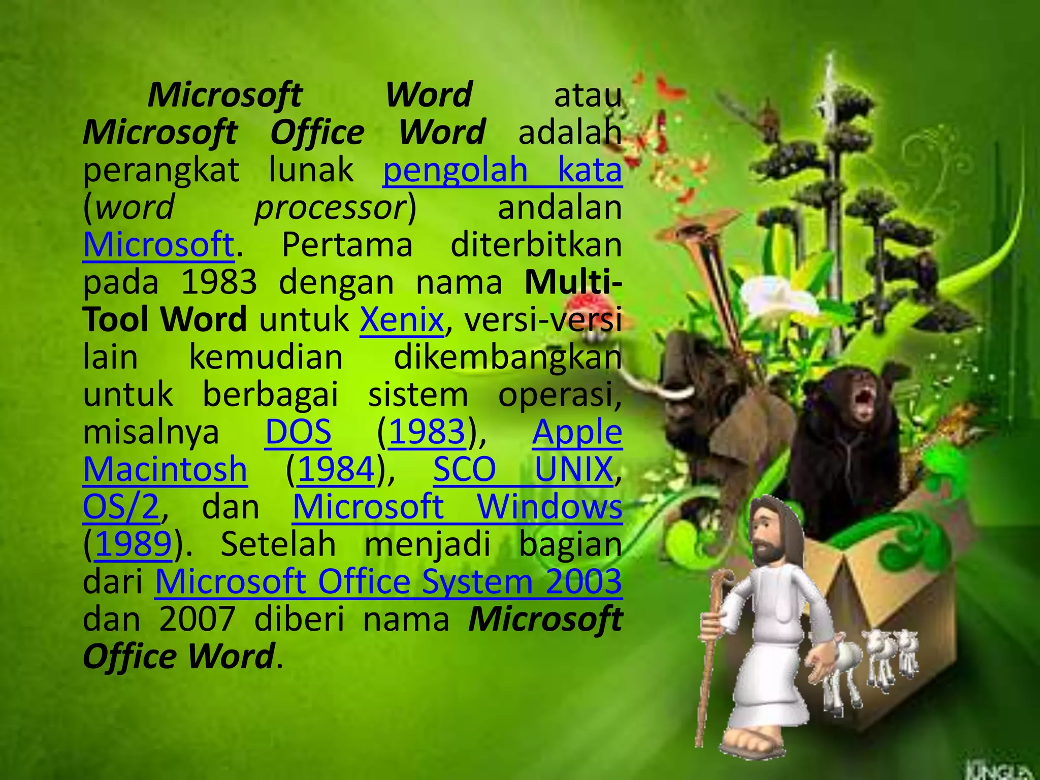 Microsoft word | PPTX